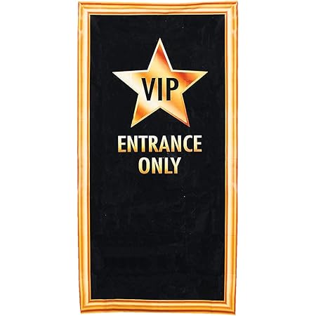 Amazon.com: Fun Express VIP Entrance Door Cover | 1 Count | Great for ...