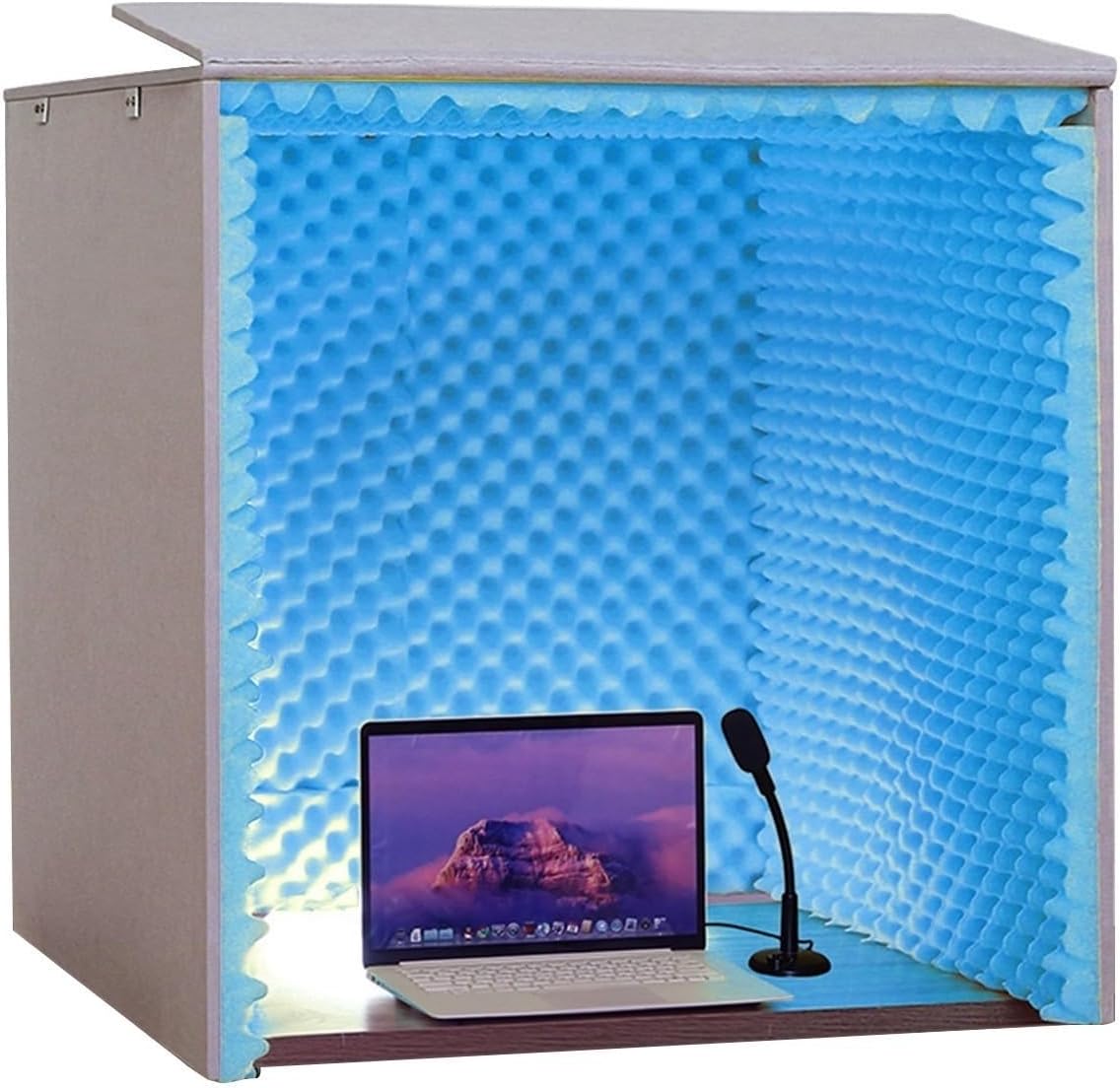Amazon.com - Sound Proof Foam Panels, 80*80*80CM Portable Soundproof ...