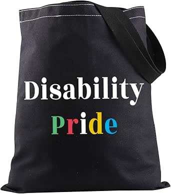 Amazon.com: JXGZSO Disability Rights Tote Bag Disability Pride Shoulder ...