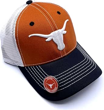 Amazon.com: Texas University Mesh Trucker Hat Classic Adjustable Team ...