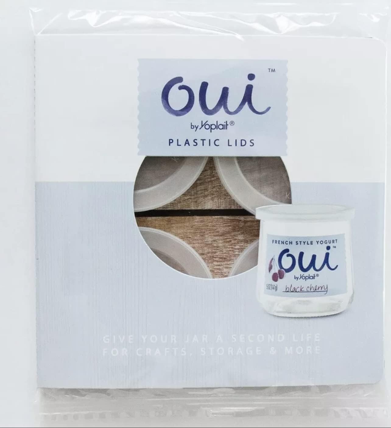 Amazon.com: Oui Lids for Yoplait Yogurt Container 4 Pack Clear: Home ...