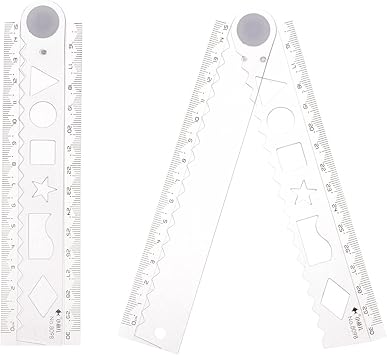 Amazon.com : HARFINGTON 2pcs Unbreakable Clear Rulers 30cm PVC ...