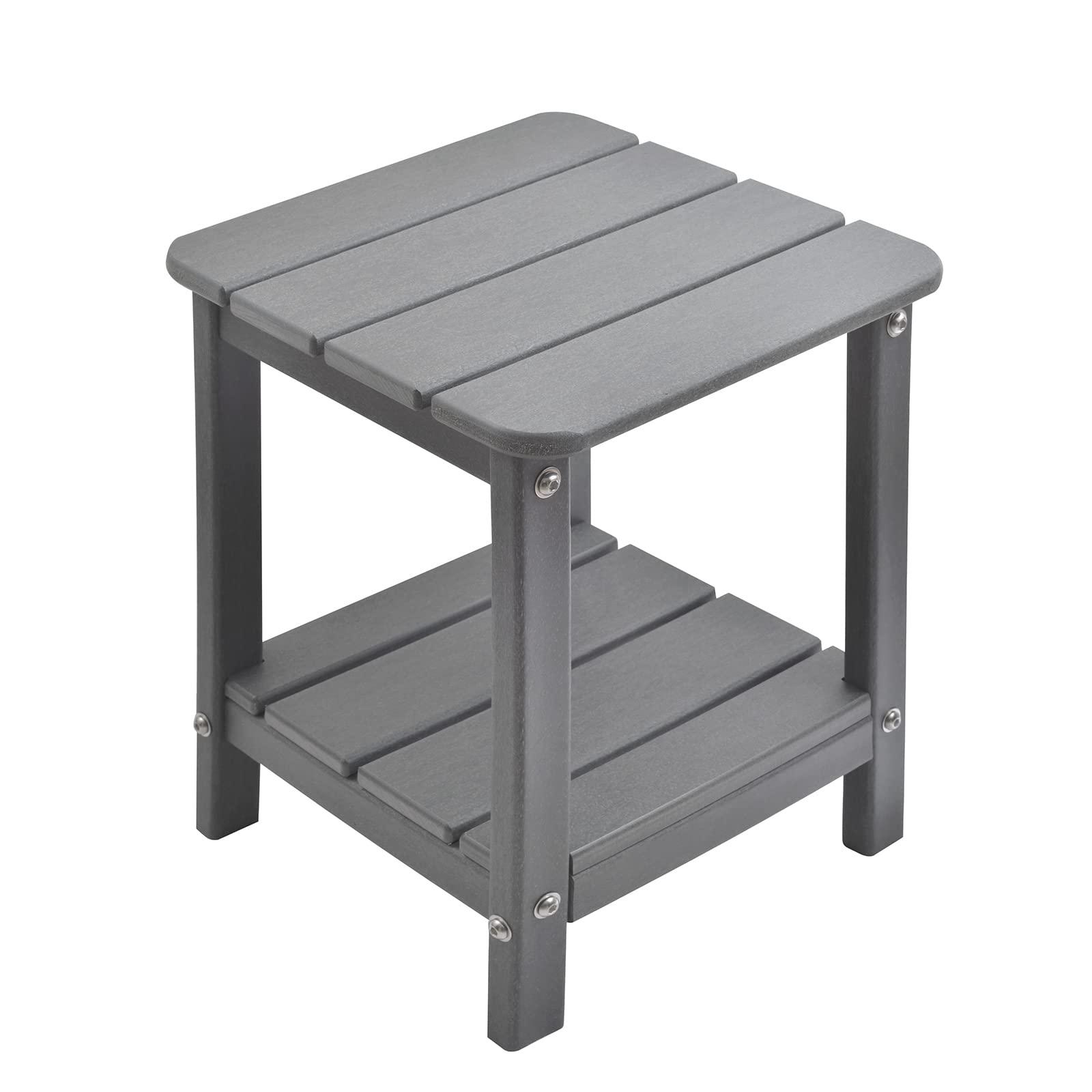 Amazon.com: IRON BILL Adirondack Small Outdoor Side Table Patio End ...