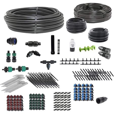 Amazon.com : Drip Irrigation Kit for Gardens Ultimate DIY Watering ...