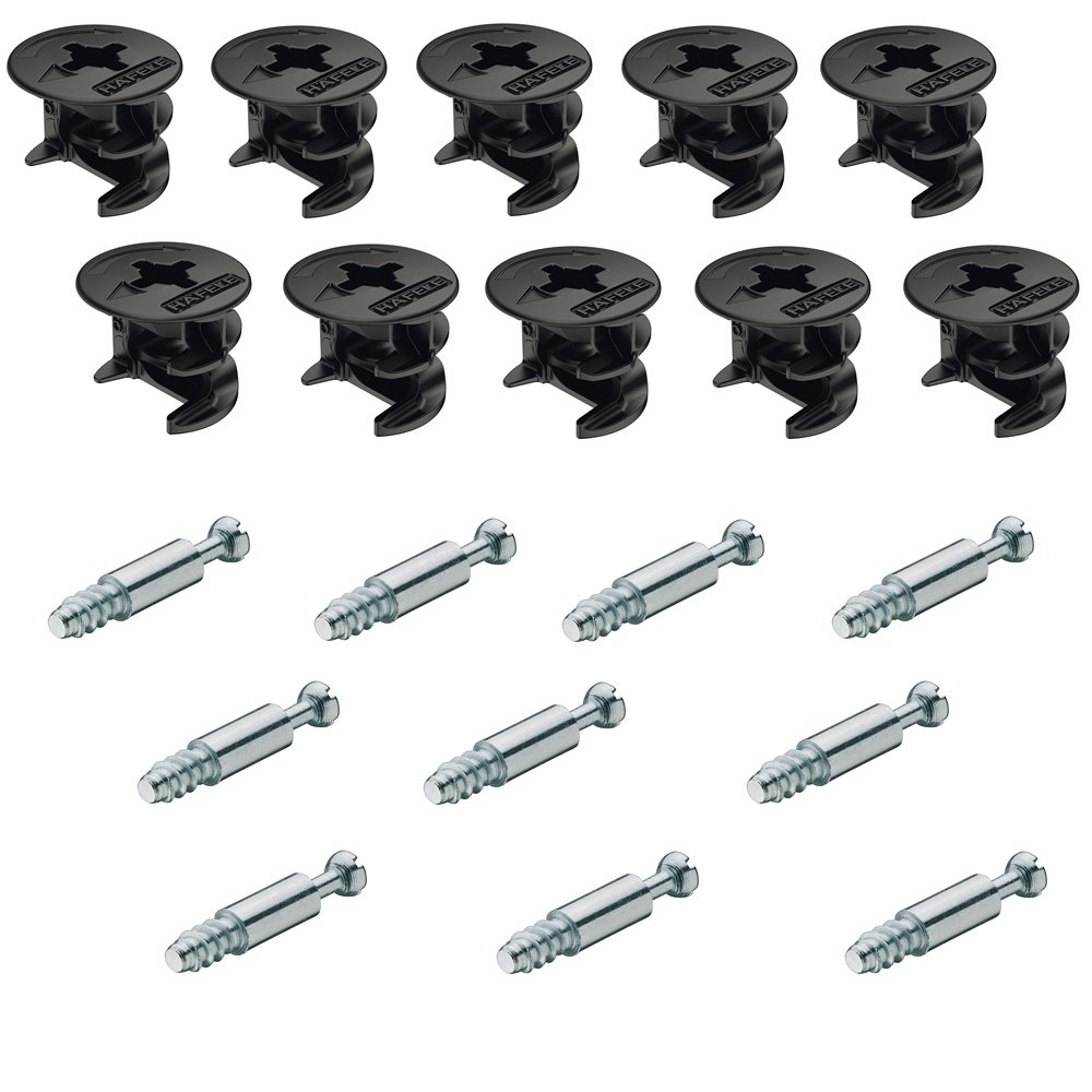 Buy Gedotec Furniture connector set eccentric with cover edge cabinet ...