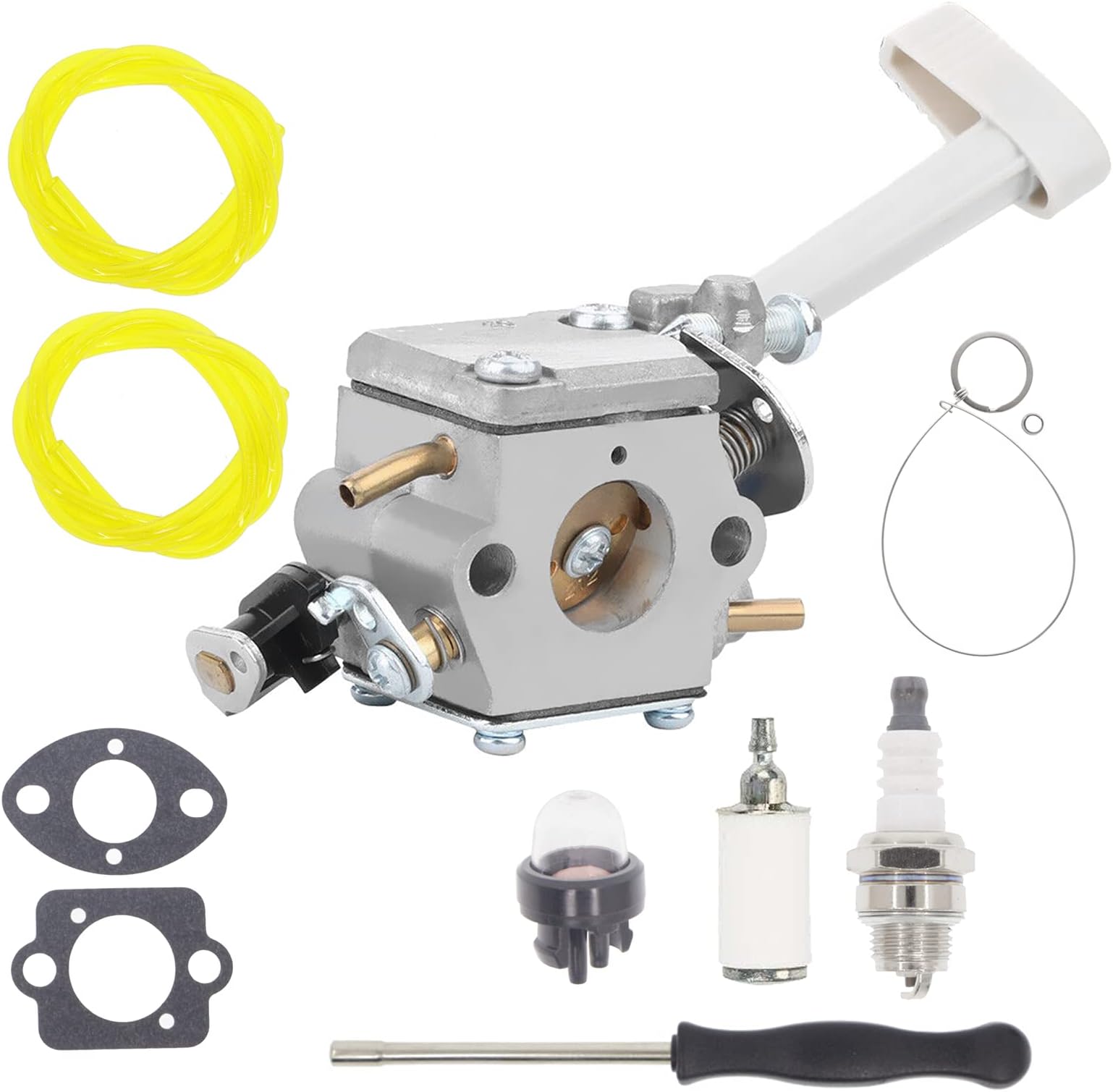 Amazon.com: HURI Carburetor for 8hp Wisconsin Robin EY27W Gasoline ...