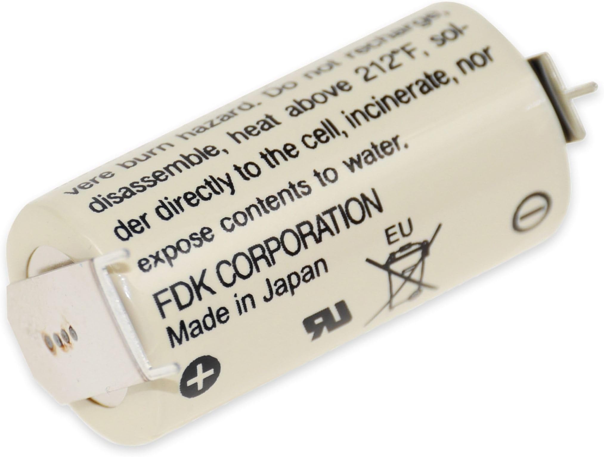 Sanyo Lithium Batterie CR17335 SE Size 2/3A, mit Lötfahne Z-Form ...