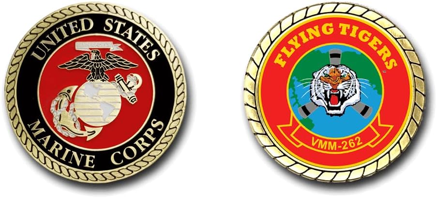Amazon.com: Military Productions VMM-262 Flying Tigers US Marine Corps ...