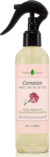 Amazon.com: Carnation Linen & Room Spray, Natural Aromatic Bathroom ...