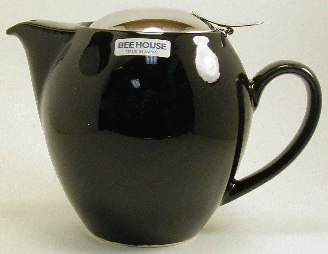 Amazon.com | Round Black Teapot 22 Ounces: Teapots
