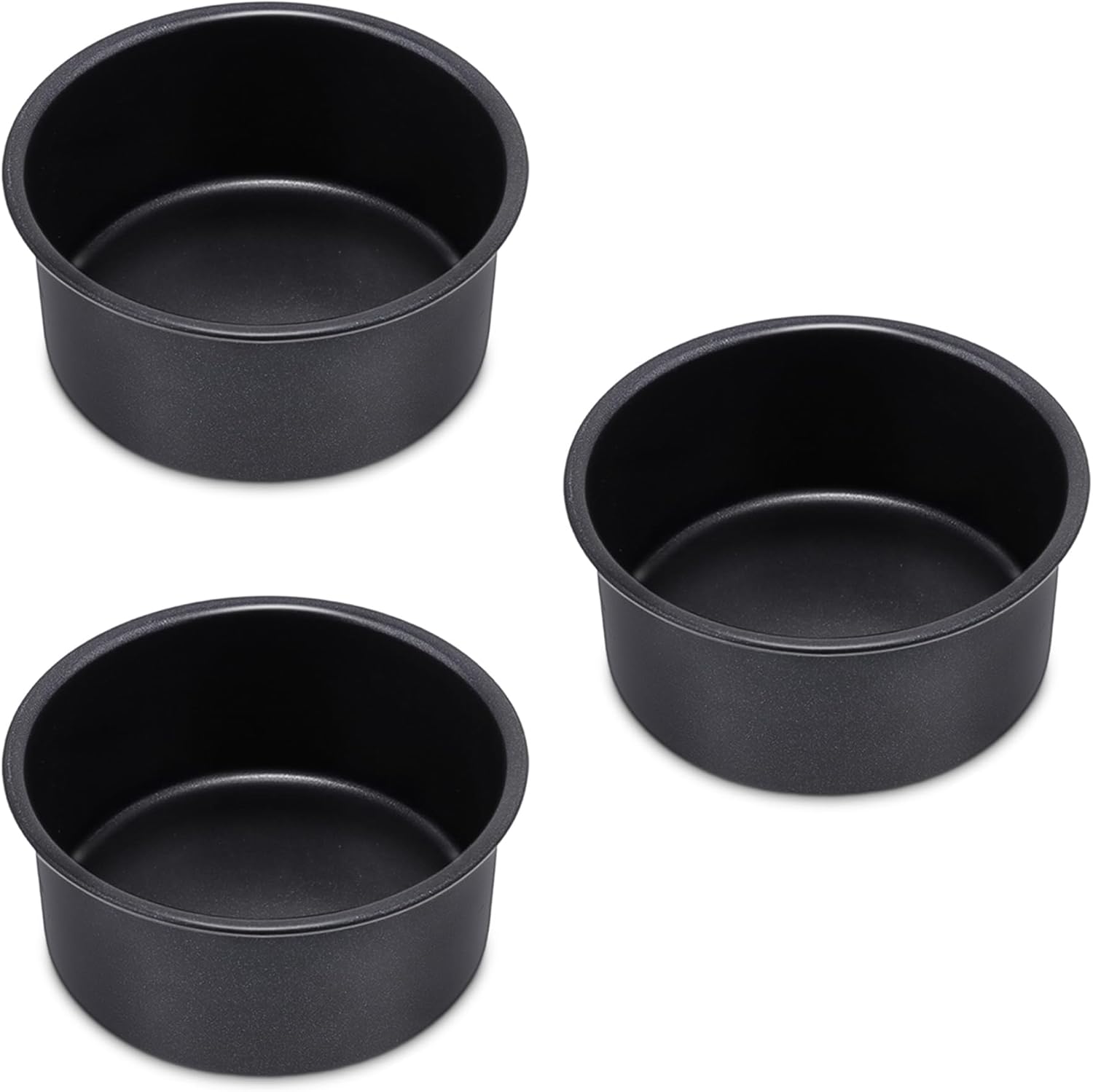 HaWare 4 Inch Cake Pan, 3 Pieces Nonstick Round Baking Pans, Stainless ...