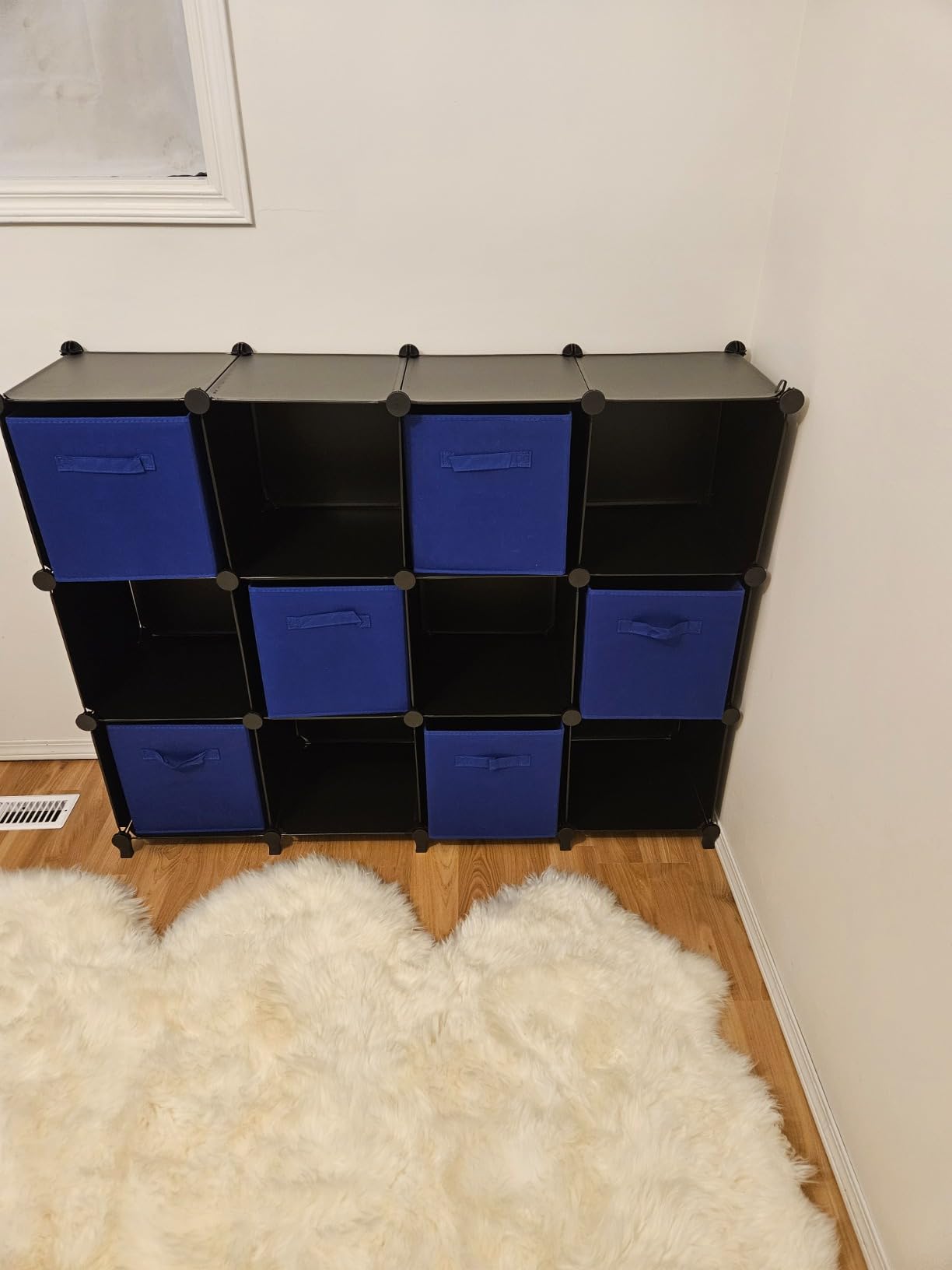 Amazon Basics Collapsible Fabric Storage Cubes Organizer with Handles ...