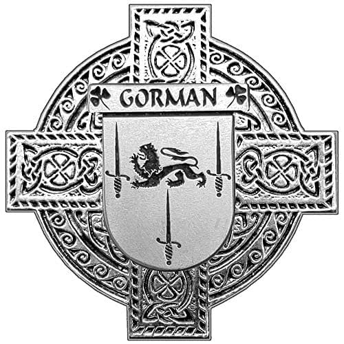 Amazon.com: Gorman Irish Coat of Arms Celtic Cross Badge : Handmade ...