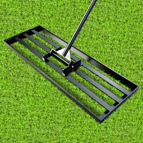 Lawn-Leveling-Rake-30 x10, Heavy-Lawn-Leveler-30-Inches, Lawn Rake with ...