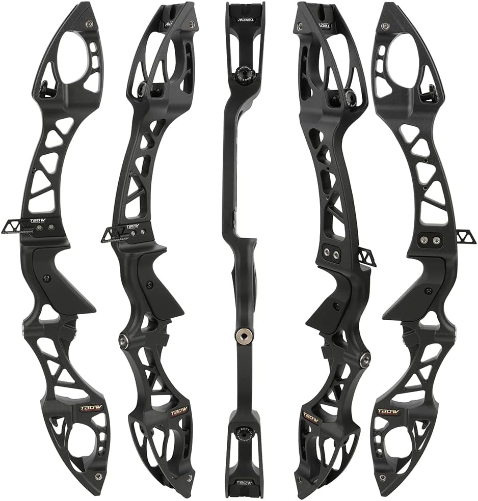 Amazon.com : 25" Recurve Bow Riser F Interface Takedown Bow Handle ...