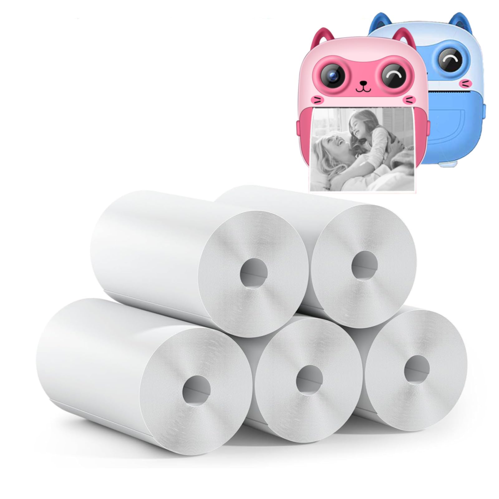 Camara Instantanea 12 Rolls Kids Instant Camera Thermal Paper - 80-90 ...