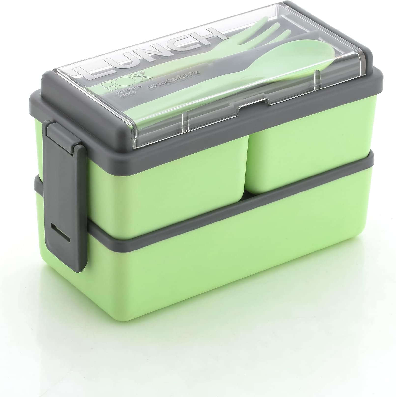 CELLO Eco Bite Stainless Steel Lunch Box for Office & School, 2 ...