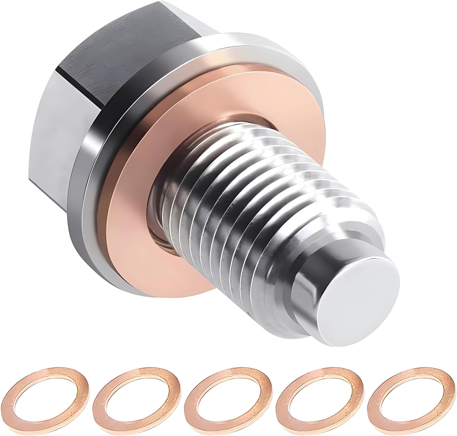 JNNJ Magnetische Ölablassschraube, Magnetische Dichtung ...