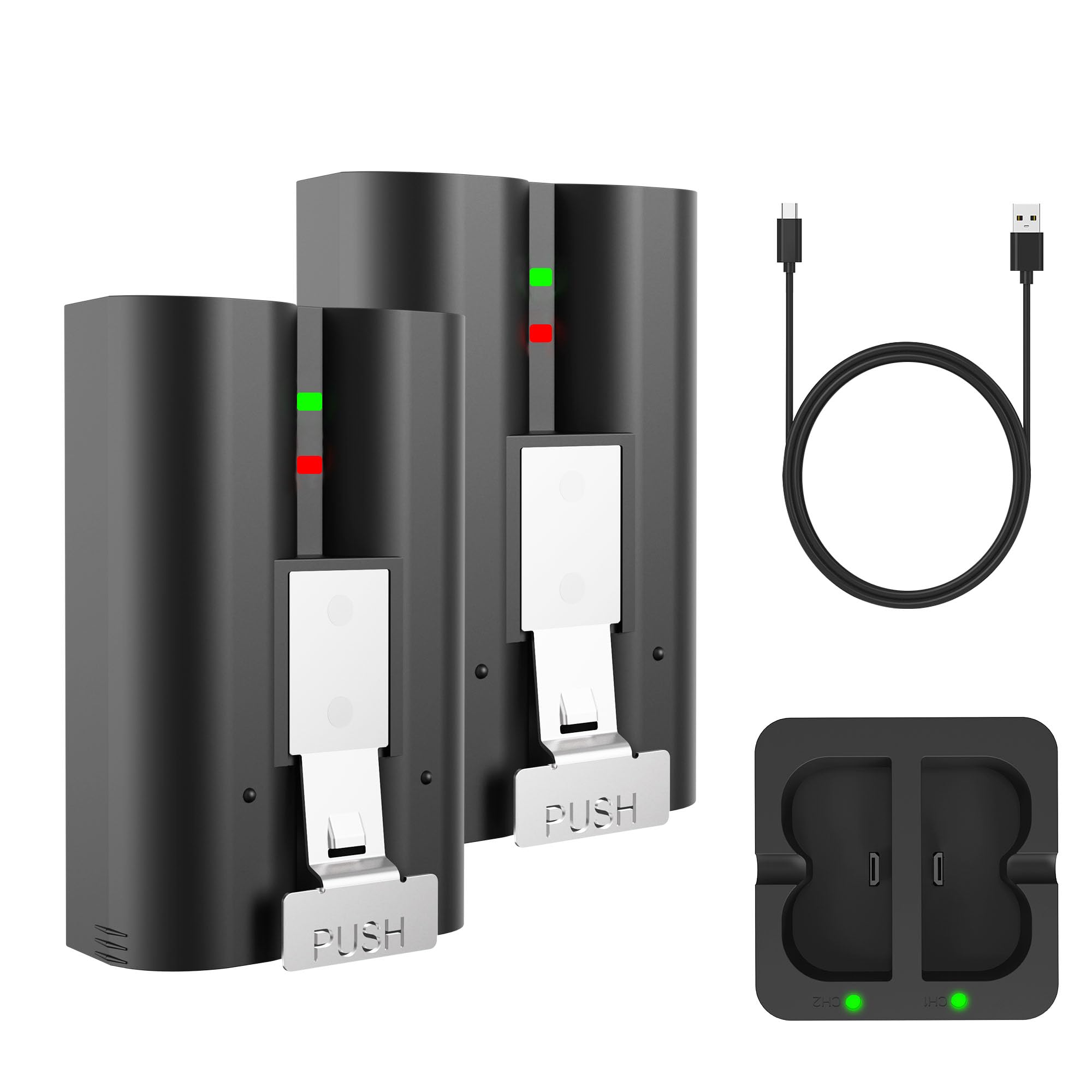 Amazon.com: 2-Pack Replacement Battery for Ring Doorbell - 7200mAh ...