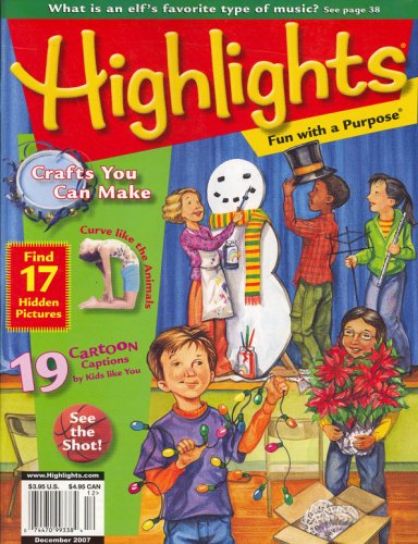 Highlights, December 2007 Issue: unknown author: Amazon.com: Books