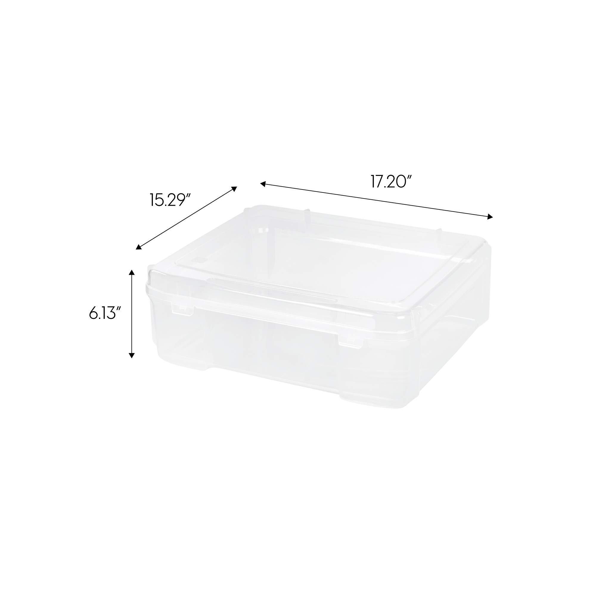 Snapklik.com : IRIS USA Fits 12 X 12 Paper Thick Portable Plastic ...