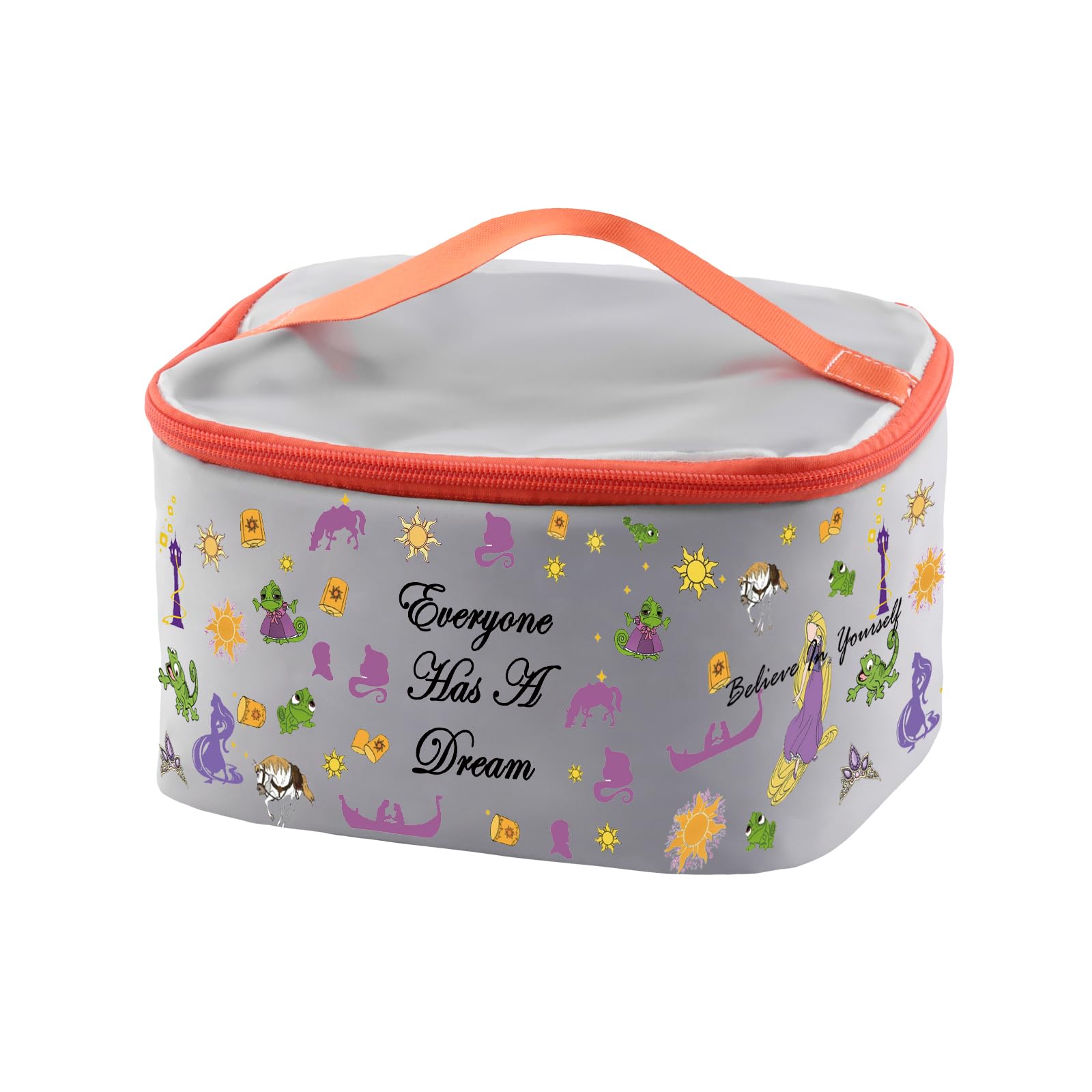 Amazon.com: PXTIDY Rapunzel Princess Cosmetic Case Cartoon Movie ...