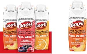 Boost Fruit Flavoured Drink Variety Pack, 237ml, 24 count & Fruit Flavoured Drink Peach, 237ml ...