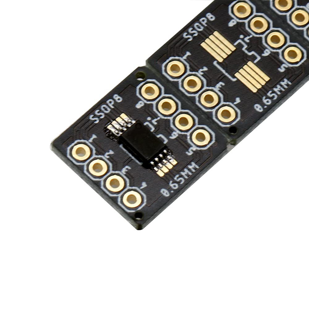 Snapklik.com : 12pcs SSOP 8pin 065MM/SOP 8pin 1.27MM To DIP Adapter PCB ...