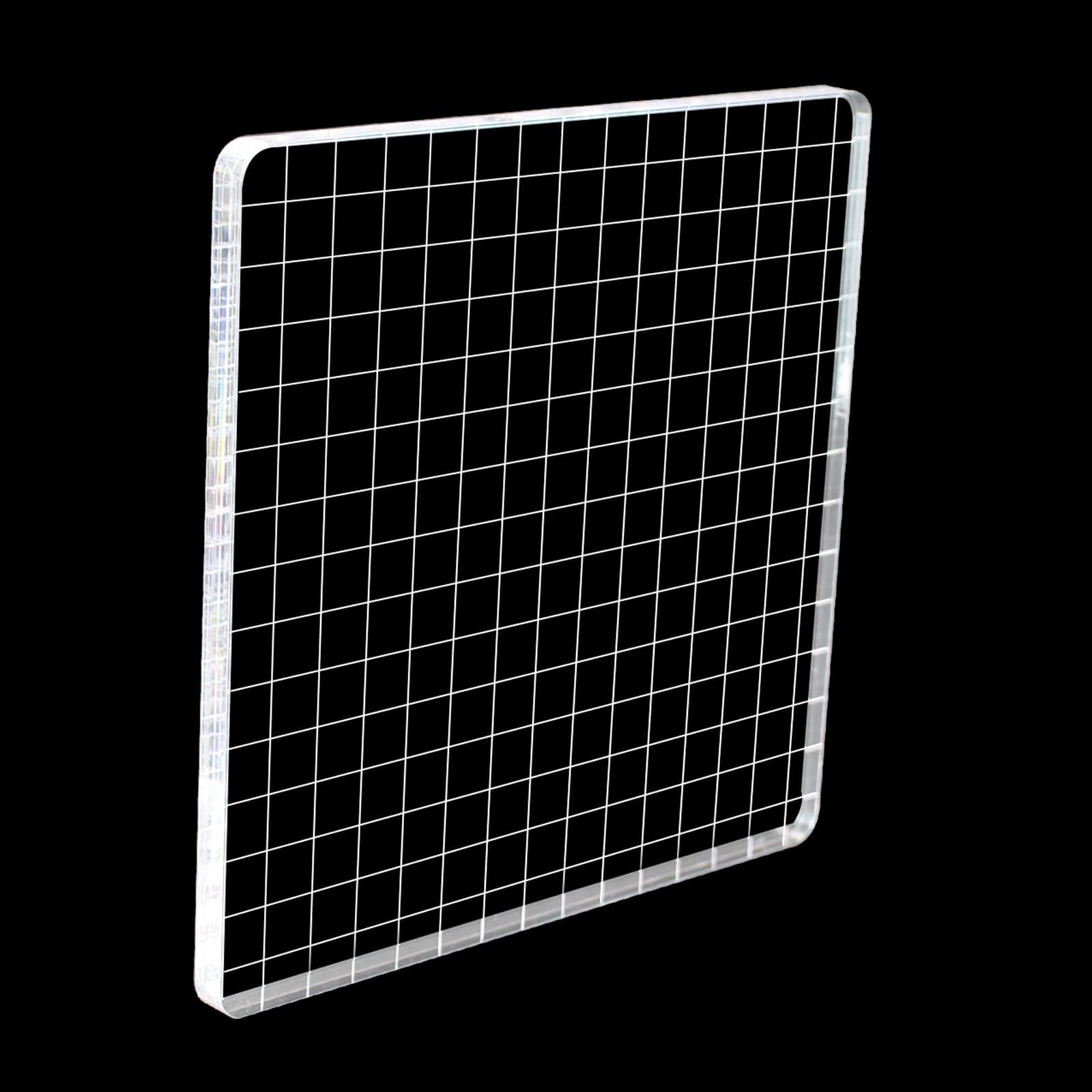 Amazon.com: WYSE 5PCS Clear Acrylic Stamp Blocks Set，Acrylic Block for ...