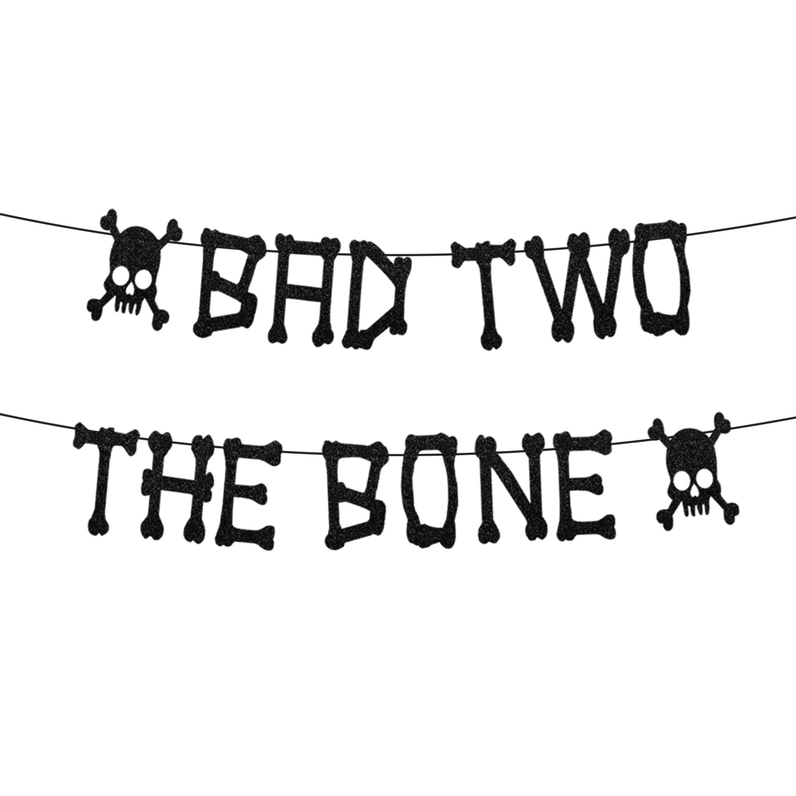 Amazon.com: Wonmelody Rock n Roll 2nd birthday Party Decorations Bad ...