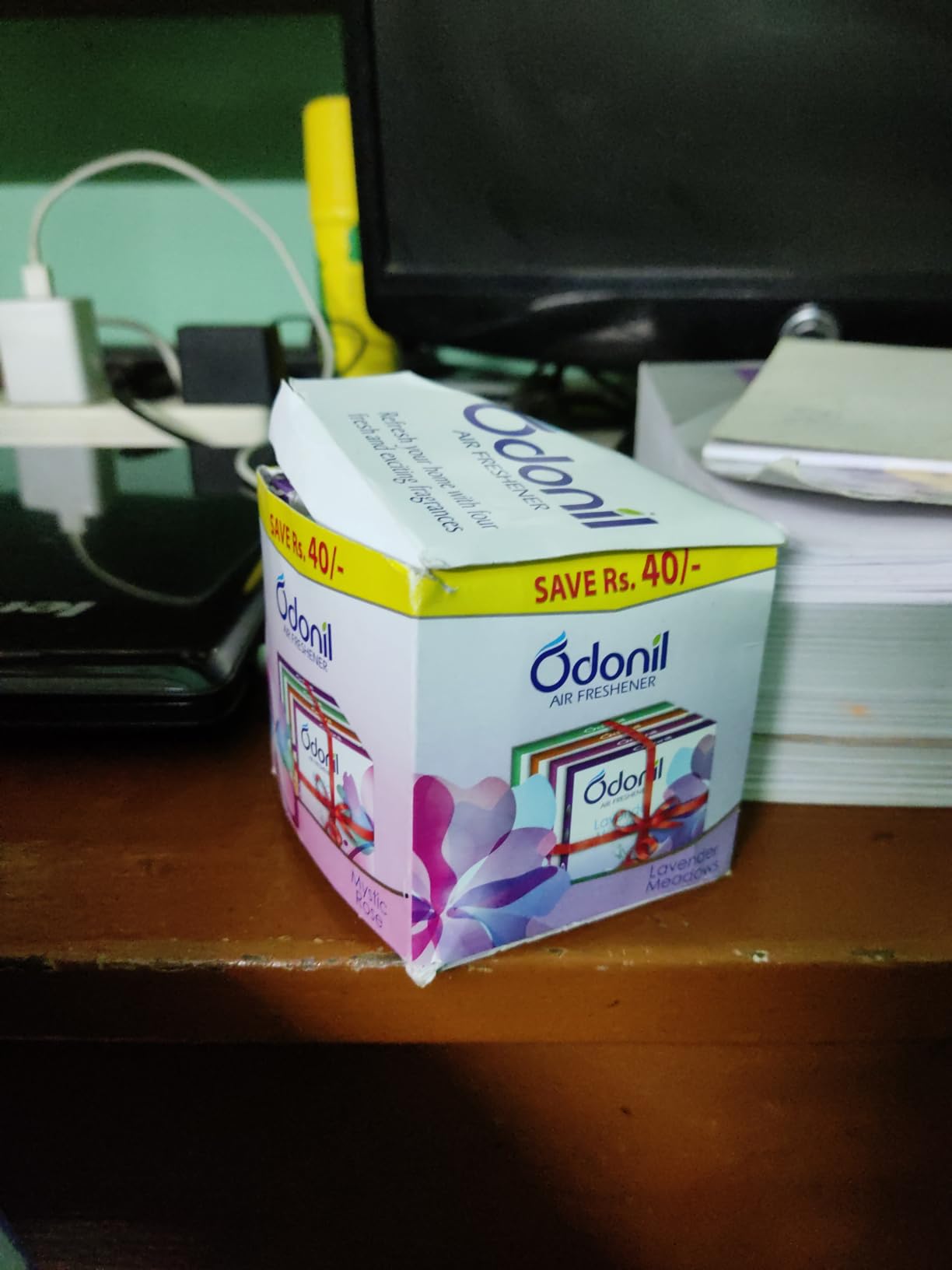 Odonil Bathroom Air Freshener Blocks – Mystic Rose - 75 g : Amazon.in ...
