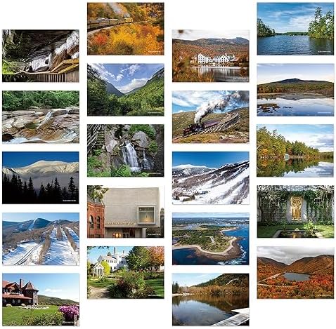 Amazon.com : Dear Mapper Vintage United States New Hampshire Landscape ...