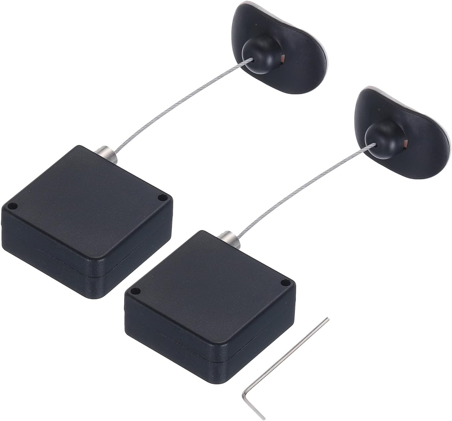 Amazon.com: MECCANIXITY Retractable Cable Lock with Double-Sided ...