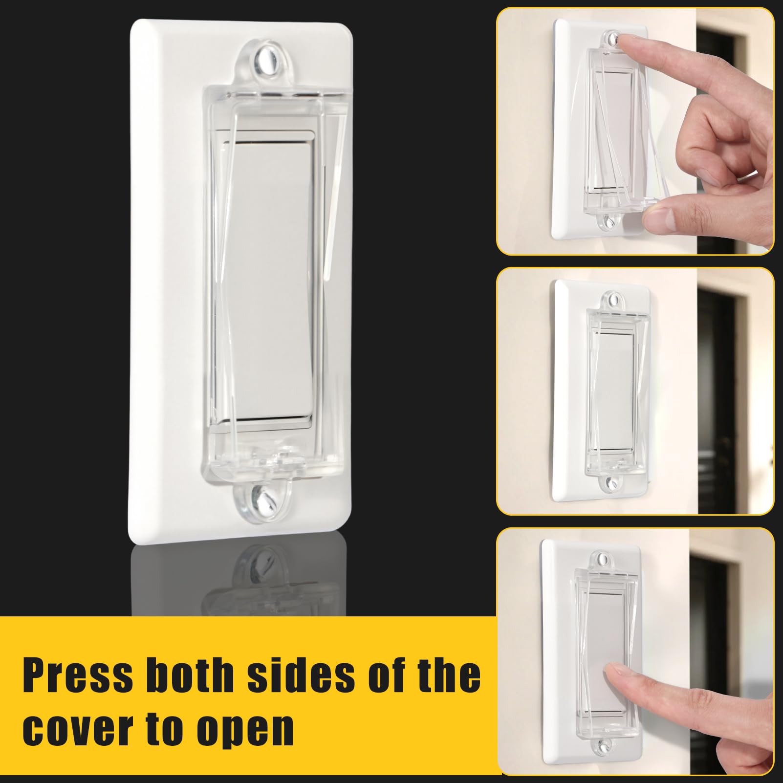 Snapklik.com : 1 Light Switch Guard Cover, Baby Proof Wall Switch Cover ...
