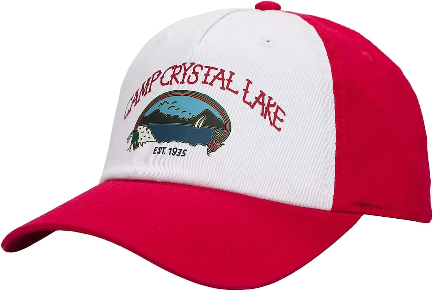 Bioworld Friday The 13th Mens' Camp Crystal Lake Adult Soft Hat with ...