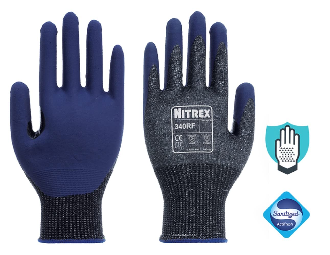 Unigloves Nitrex 340RF – 10 pairs – Cut Resistant gloves with Foam ...