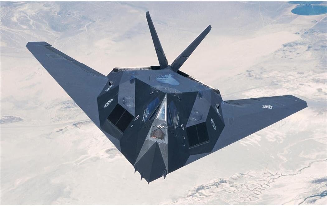 Amazon.com: Lockheed F-117 Nighthawk Poster by Silk Printing # Size ...