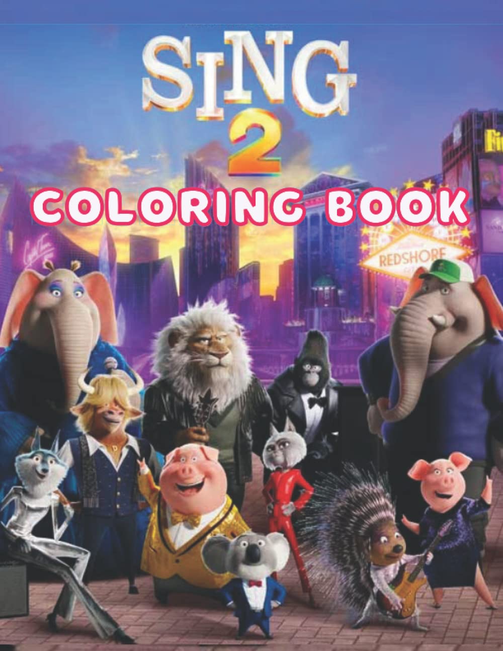 Buy Sing2 Coloring Book: 100+ One Sided Coloring Pages Featuring ...