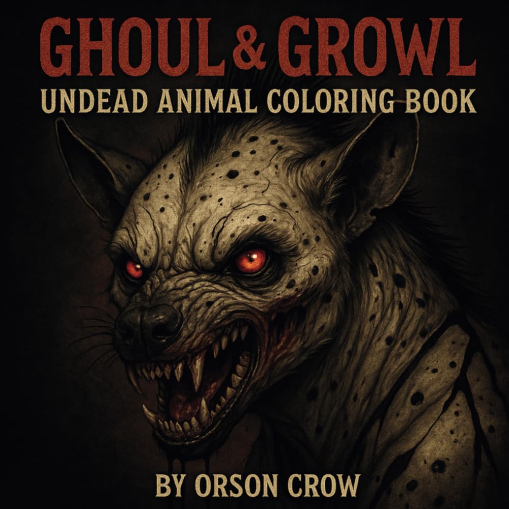 Amazon.com: Ghoul & Growl: Undead Animal Coloring Book: 9798312231113 ...