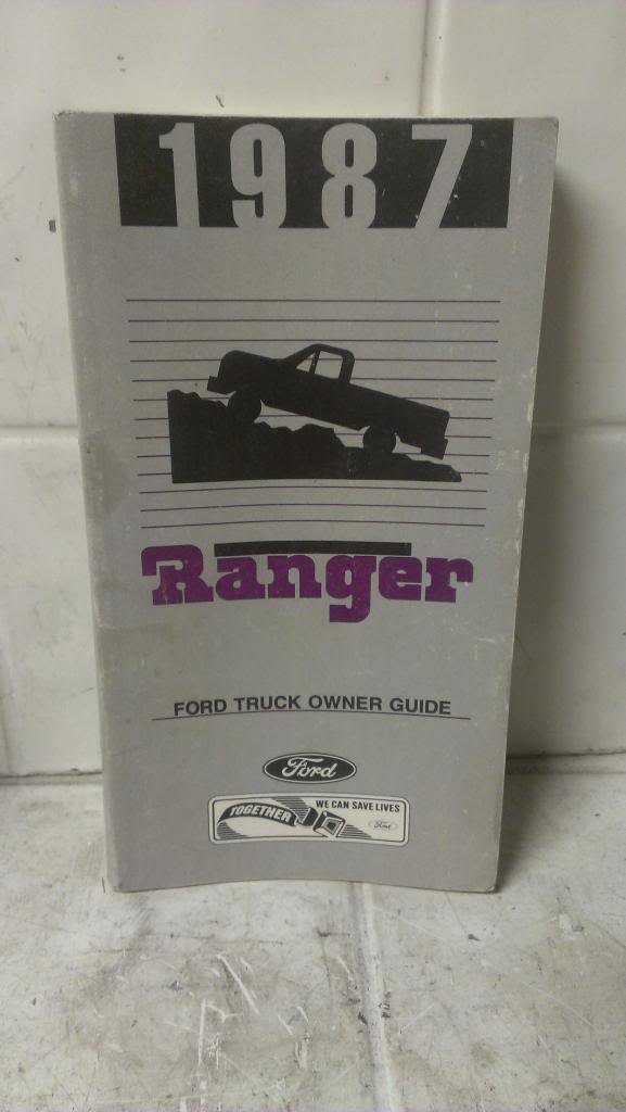 1987 Ford Ranger Owners Manual: Ford: Amazon.com: Books
