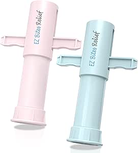 Amazon.com: EZ Bite Relief - Bug Bite Suction Tool 2 Packs (Pink & Blue ...