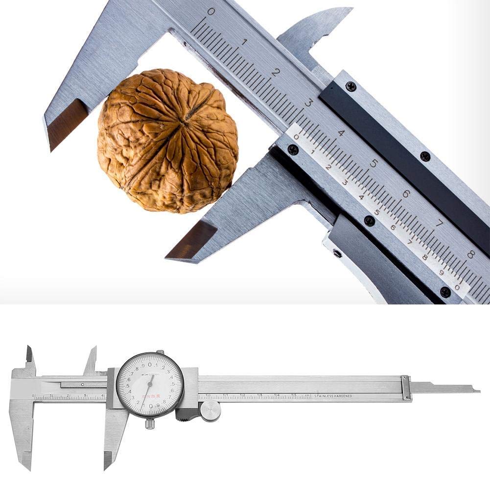 Buy Dial vernier caliper, 0-150mm stainless steel dial vernier caliper ...