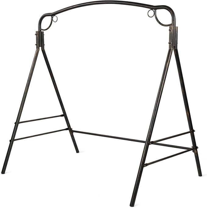 Amazon.com : VINGLI Upgraded Metal Porch Swing Stand with Antique ...