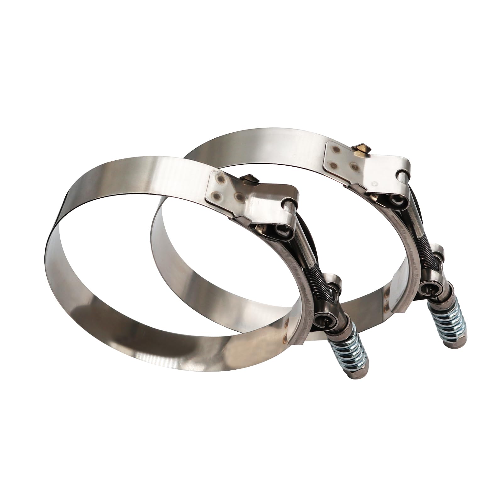 Snapklik.com : 4 Inch T Bolt Hose O.D. Clamp Stainless Steel - Spring ...