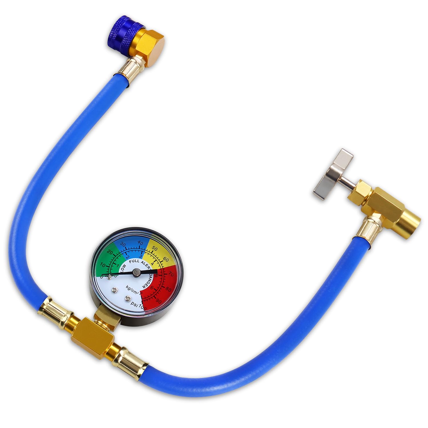 Amazon.com: YSTOOL AC U Charge Hose with Gauge Car Refrigerant R134a ...