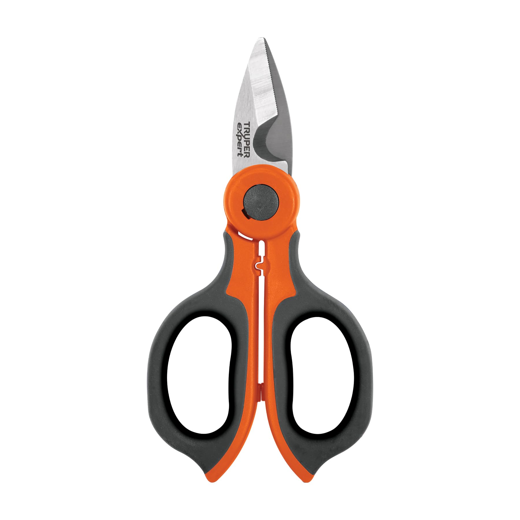 Truper Expert TIEL-6, Tijera 6" para electricista cortes limpios sin ...