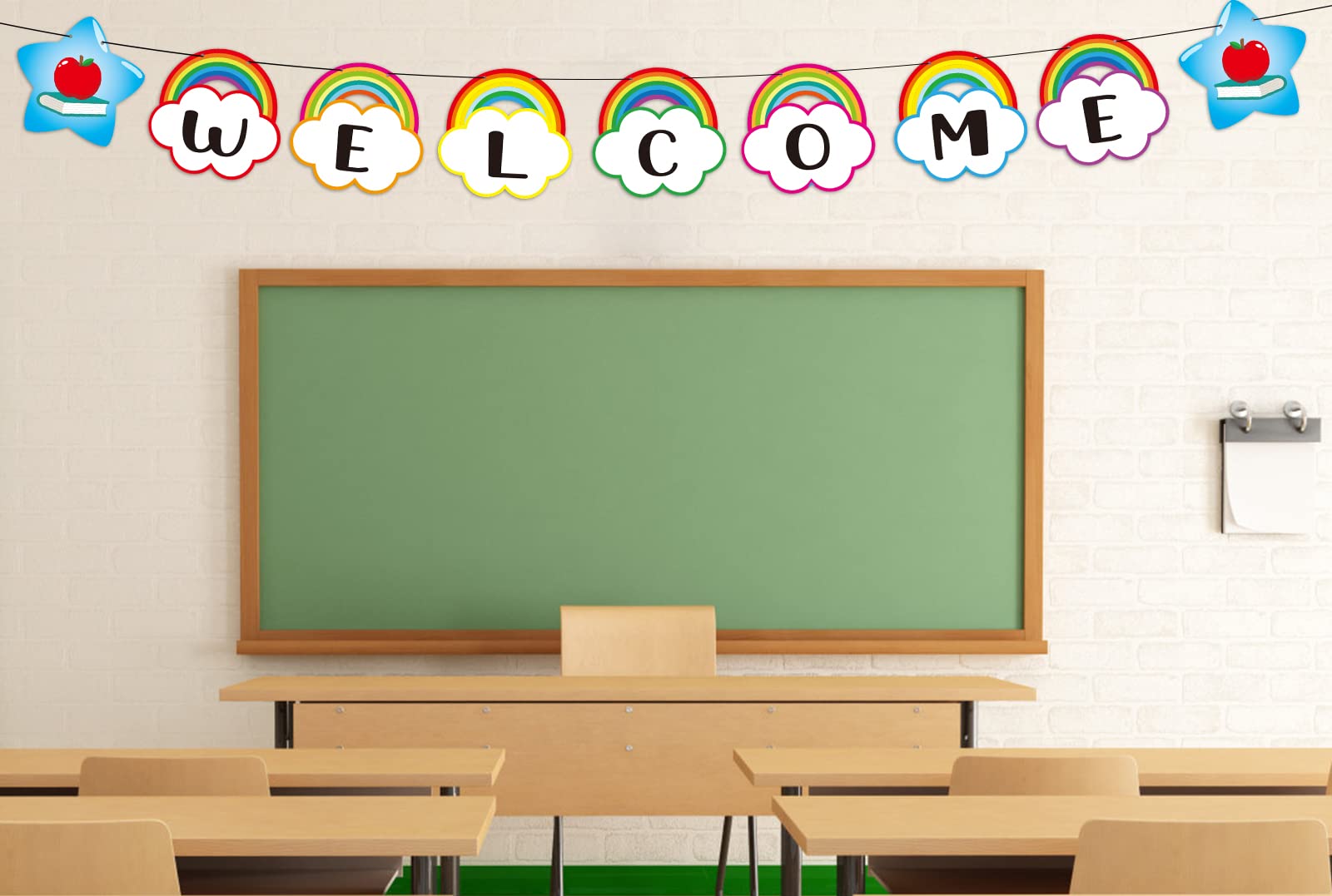 Buy FLYAB Welcome Banner for Classroom Decorations Rainbow Welcome ...