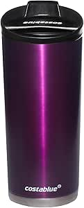 Amazon.com: costablue Travel Coffee Mug - 16 Oz. Stainless Steel Insulated Coffee Mug, Leak ...