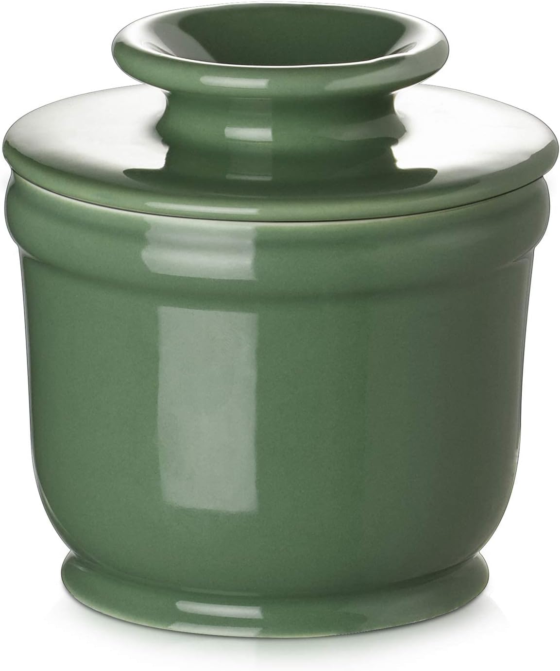 Amazon.com | Norpro Stoneware Butter Keeper pack of 2: Butter Dishes ...