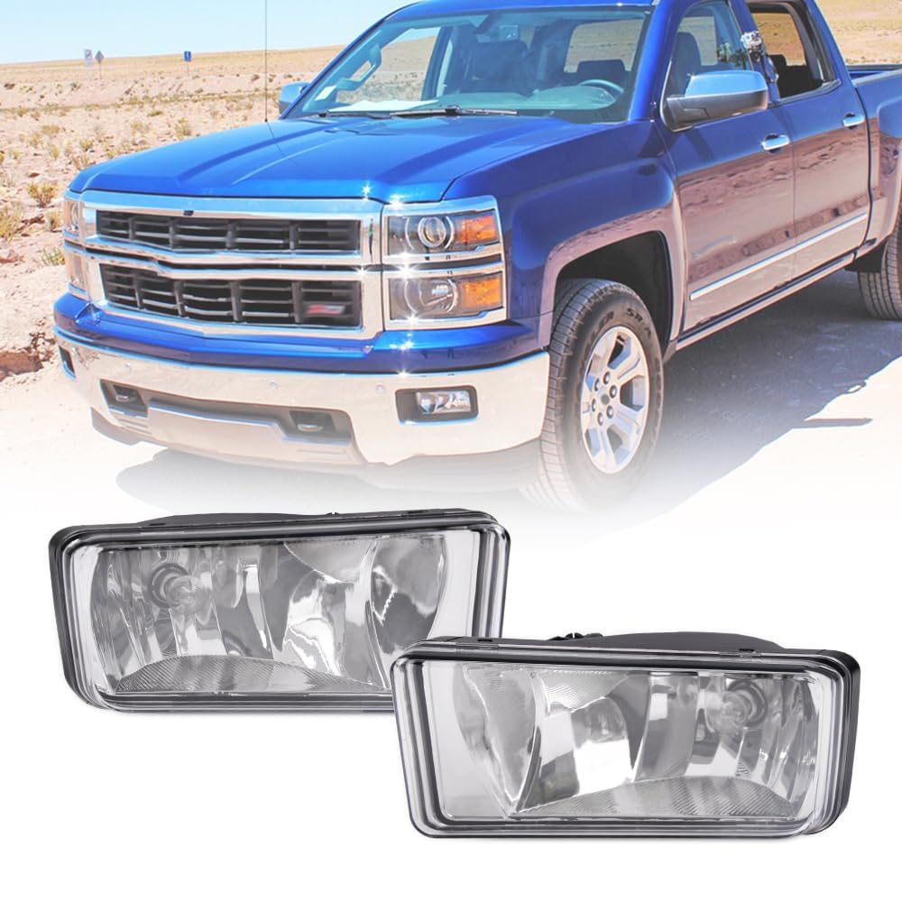 Snapklik.com : CHEDA Fog Lights w/Bulbs Compatible